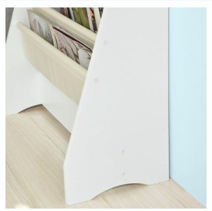 Children Kids Bookcase Book Shelf Sling Storage Rack Organizer Display ...