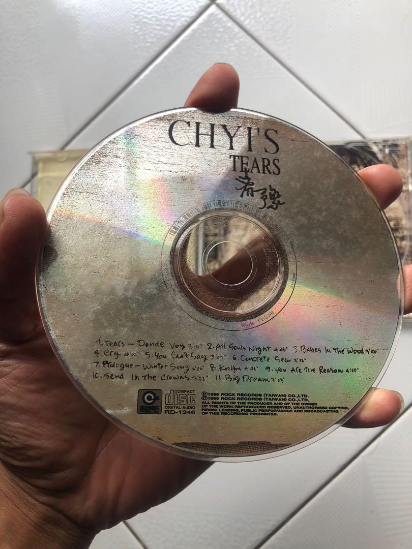 CHYI YU CHYI’S TEARS CD 1996 ROCK RECORD, Hobbies & Toys, Music & Media, CDs & DVDs on Carousell