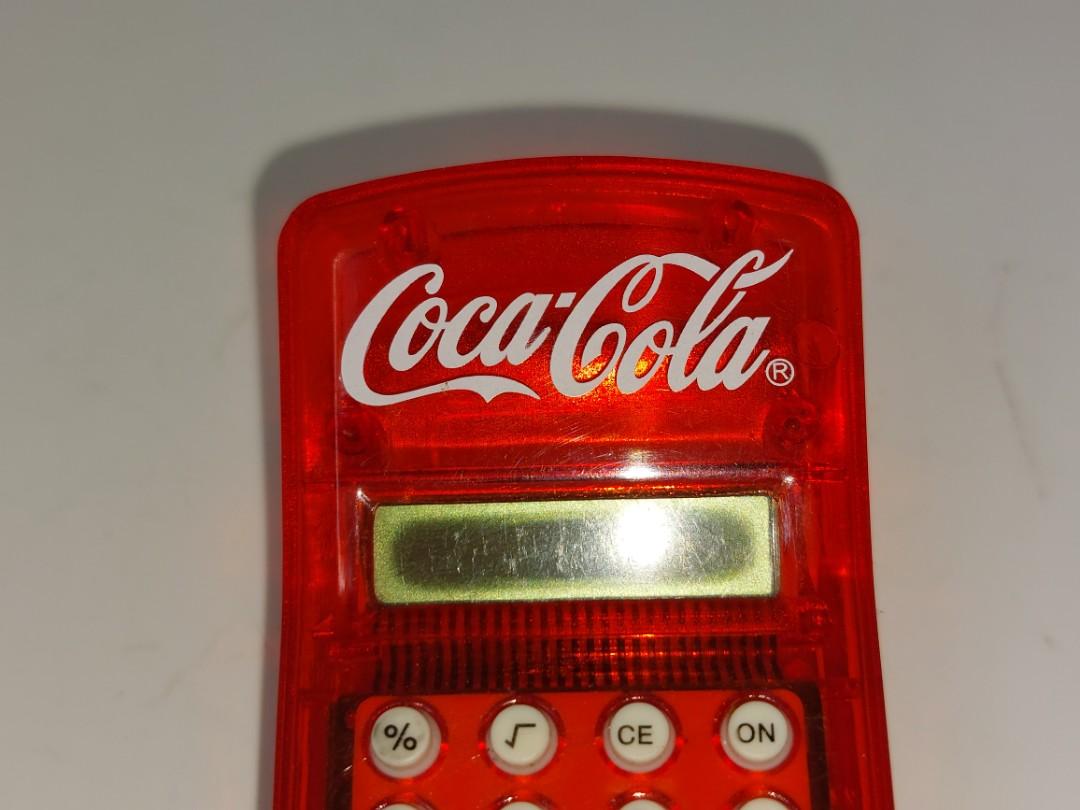 Coca Cola Coke Collectible Mini Small Red Plastic Calculator Clipper ...