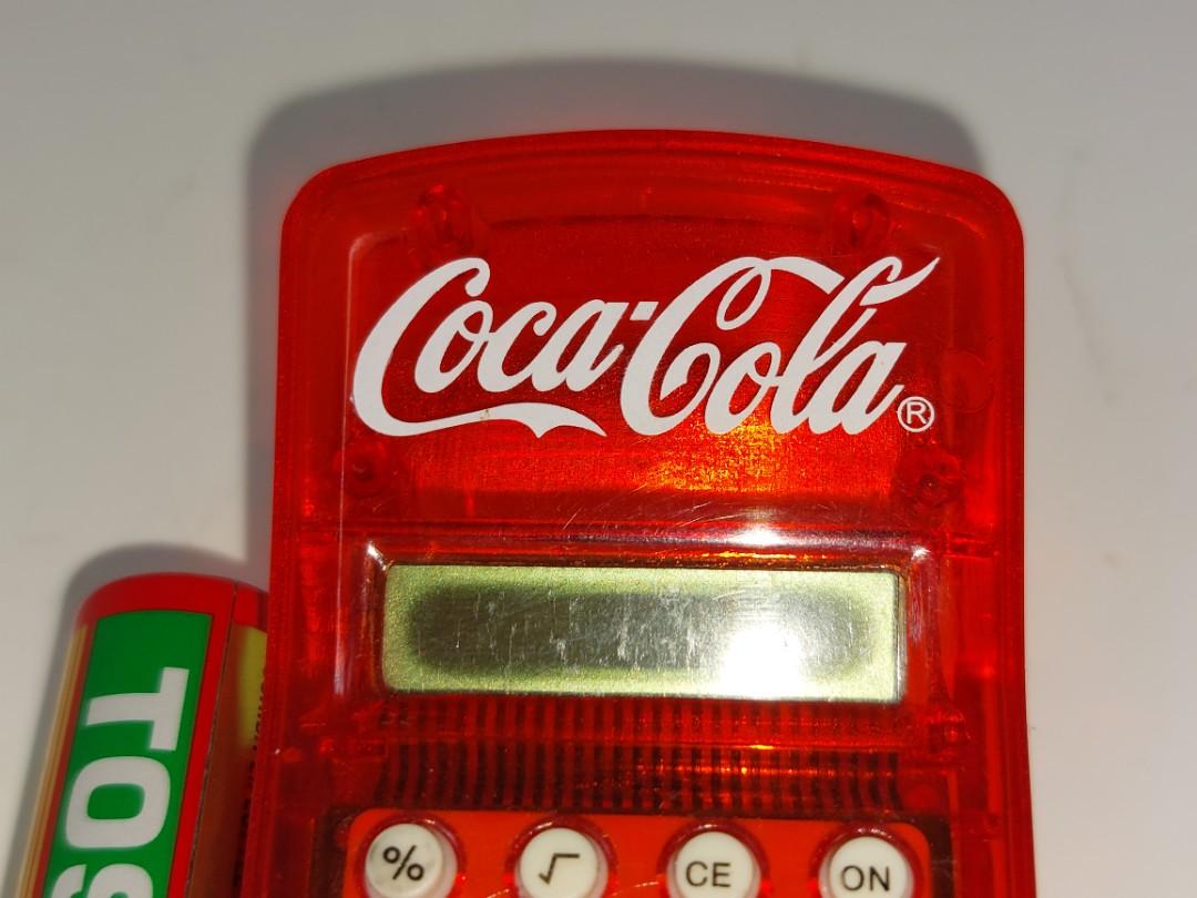 Coca Cola Coke Collectible Mini Small Red Plastic Calculator Clipper ...