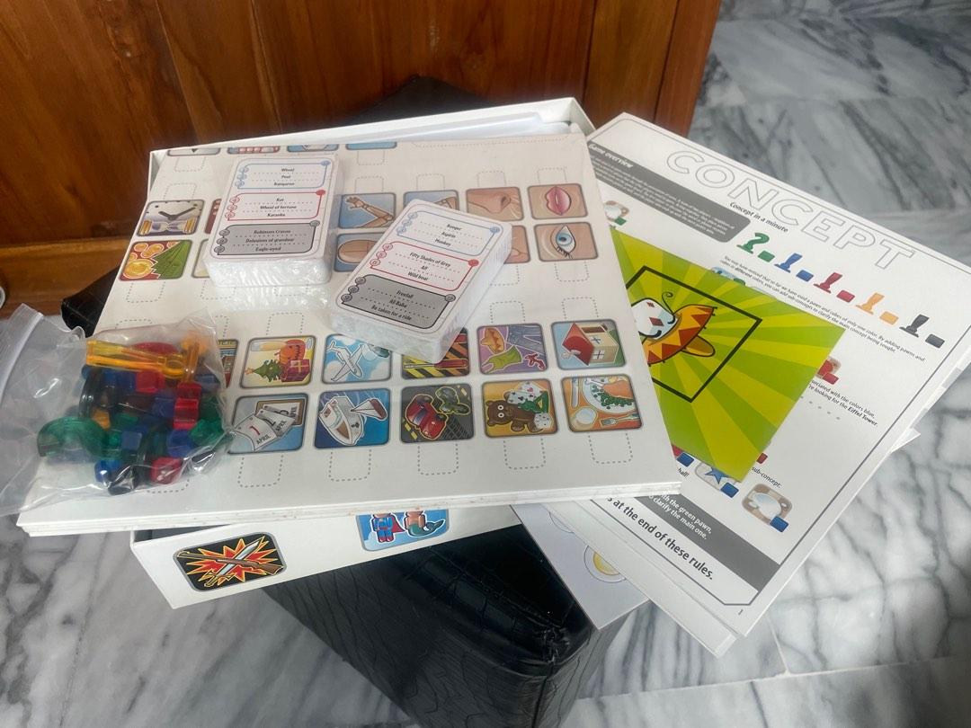 Concept Board Game, Hobbies & Toys, Toys & Games on Carousell