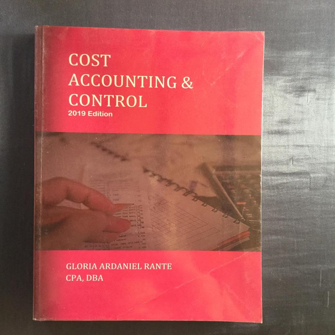 Cost Accounting and Control By Rante. 2019 Edition, Hobbies & Toys ...