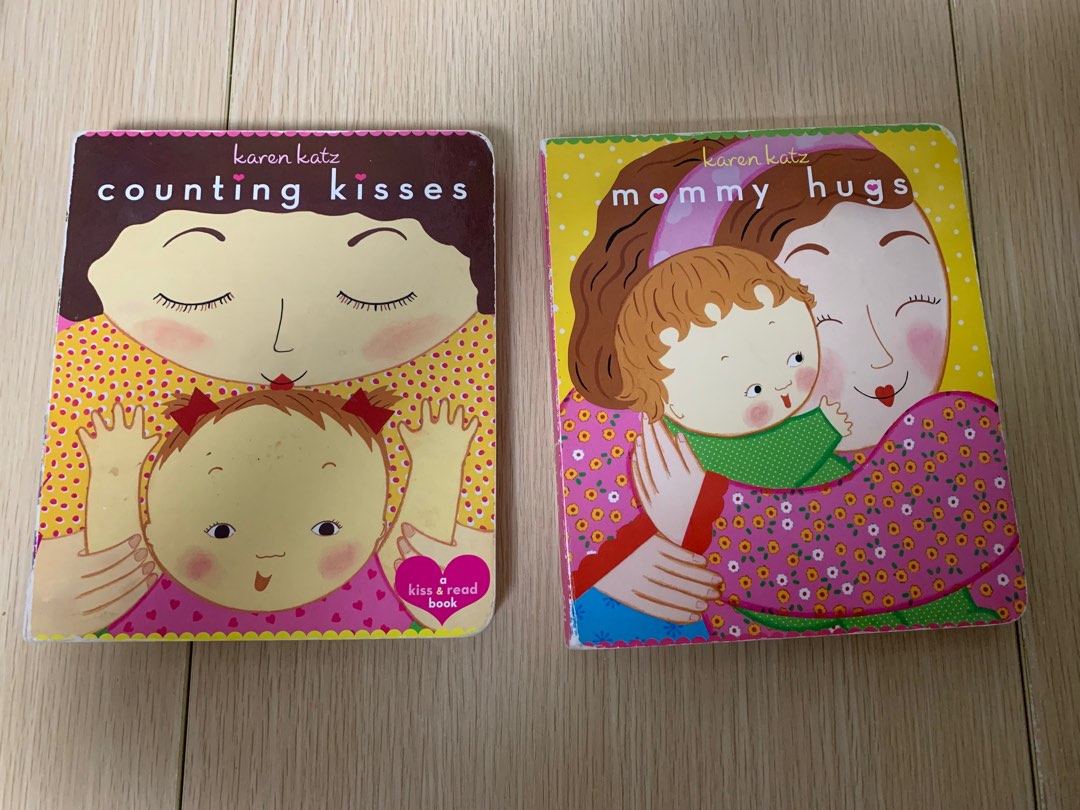 Counting kisses / Mummy hugs - Karen Katz, 興趣及遊戲, 書本 & 文具, 小朋友書 - Carousell