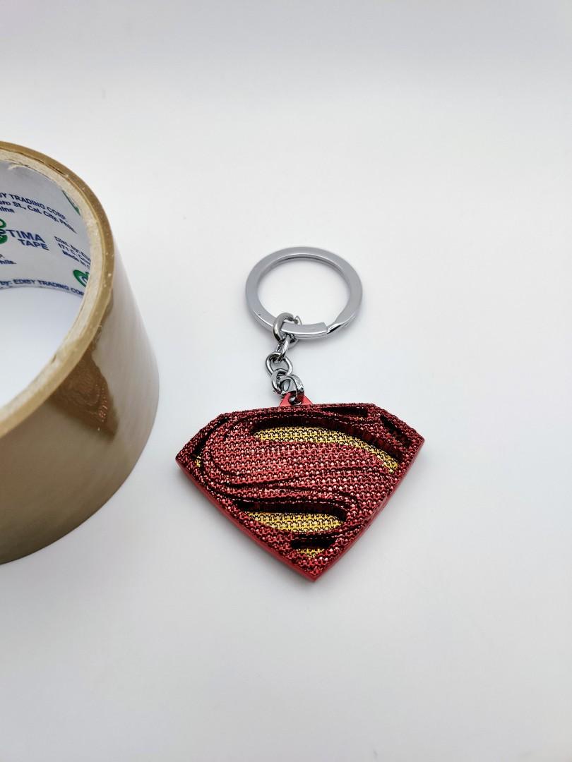 DC Superman logo keychain key ring collectible, Hobbies & Toys, Toys ...
