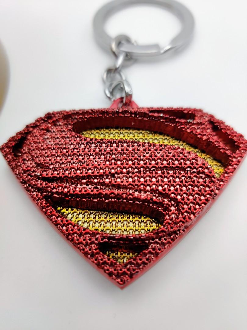 DC Superman logo keychain key ring collectible, Hobbies & Toys, Toys ...