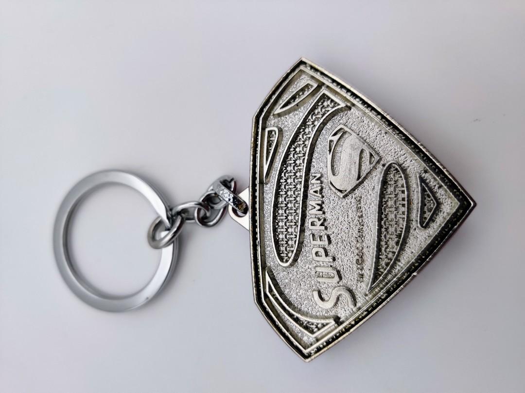DC Superman logo keychain key ring collectible, Hobbies & Toys, Toys ...
