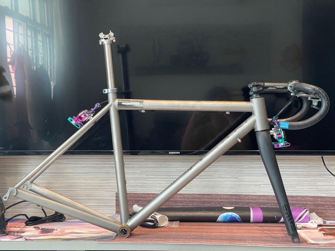 Dean titanium frameset with Enve 2.0 carbon fork// road bike, Sports ...