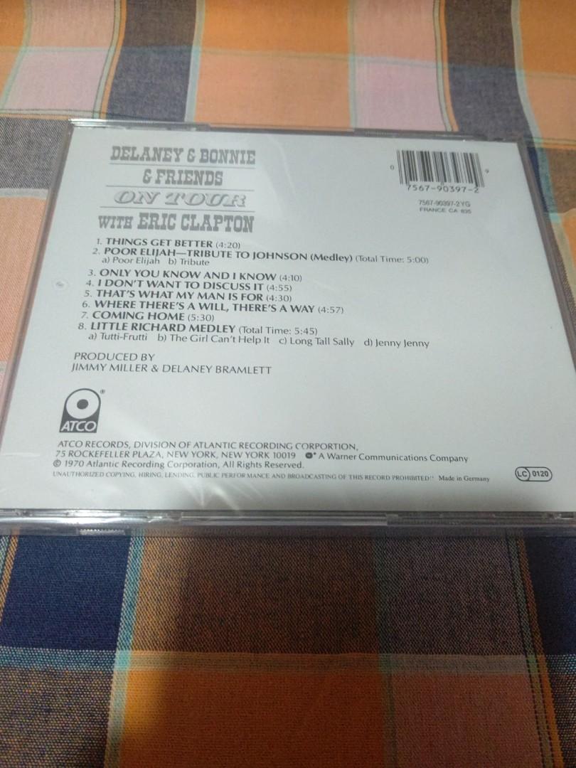 Delaney & Bonnie & friends. On Tour with Eric Clapton (1970) CD, 興趣及遊戲 ...