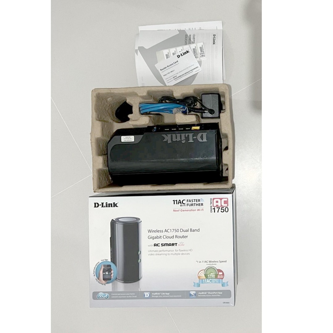 D-Link Wireless AC1750 Dual Band Gigabit Cloud Router, Computers & Tech ...