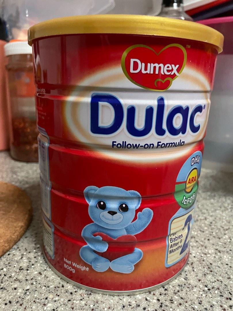 Dumex Dulac Stage 2 baby formula milk powder 800g, Babies & Kids, Nursing & Feeding ...