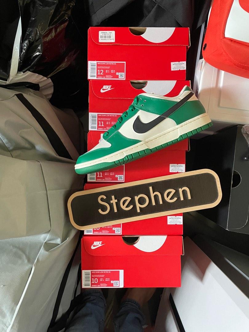 Dunk low lottery green, Men's Fashion, Footwear, Sneakers on Carousell