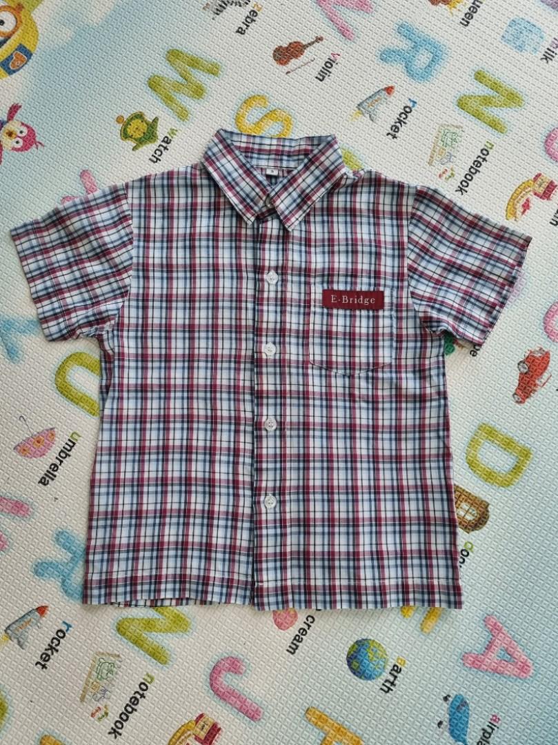 E Bridge School Uniform Shirt, Babies & Kids, Babies & Kids Fashion on ...