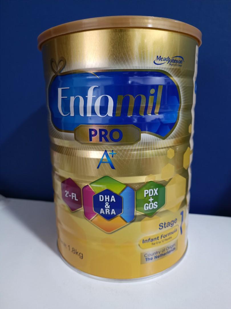 Enfamil Pro A+ Stage 1 Formula (1.8kg), Babies & Kids, Nursing ...