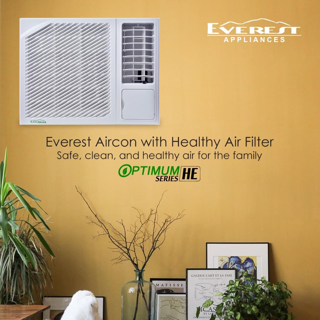 EVEREST WINDOW TYPE AIRCON (MANUAL /REMOTE /INVERTER TYPE), TV & Home ...