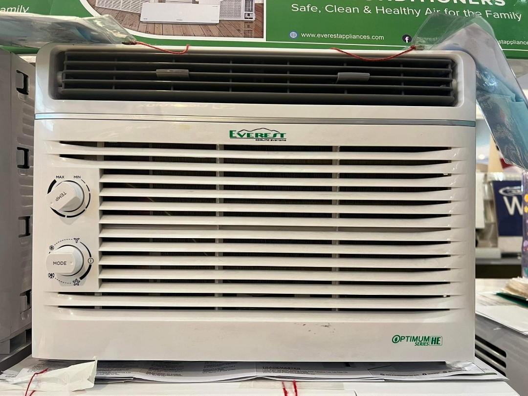 EVEREST WINDOW TYPE AIRCON (MANUAL /REMOTE /INVERTER TYPE), TV & Home ...