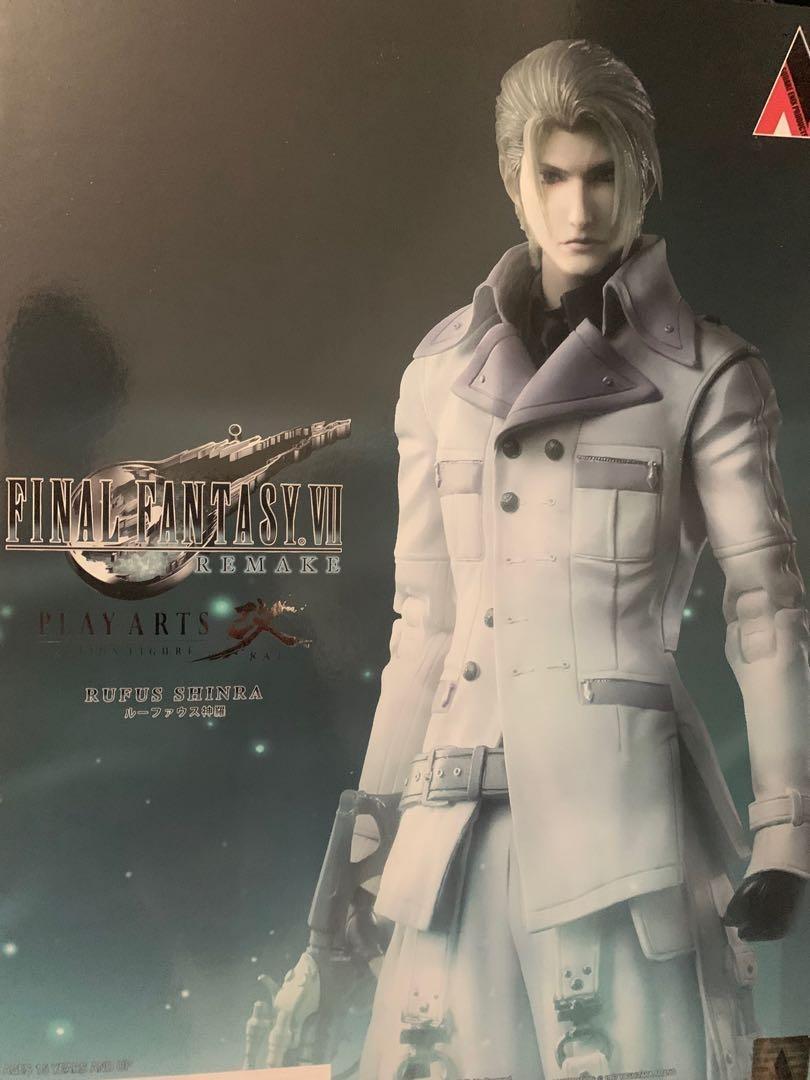 FF7R Play Arts Kai Set of 4 Cloud-v1, Tifa, RedXIII, Rufus, Hobbies & Toys, Toys & Games on ...