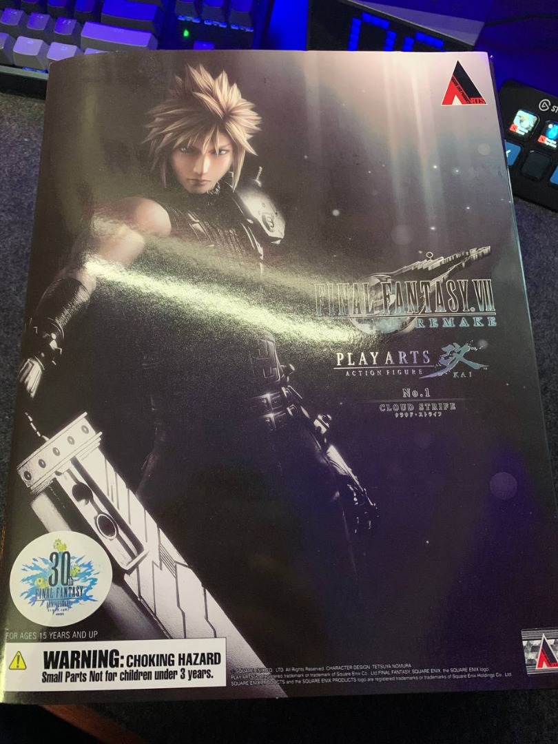 FF7R Play Arts Kai Set of 4 Cloud-v1, Tifa, RedXIII, Rufus, Hobbies & Toys, Toys & Games on ...