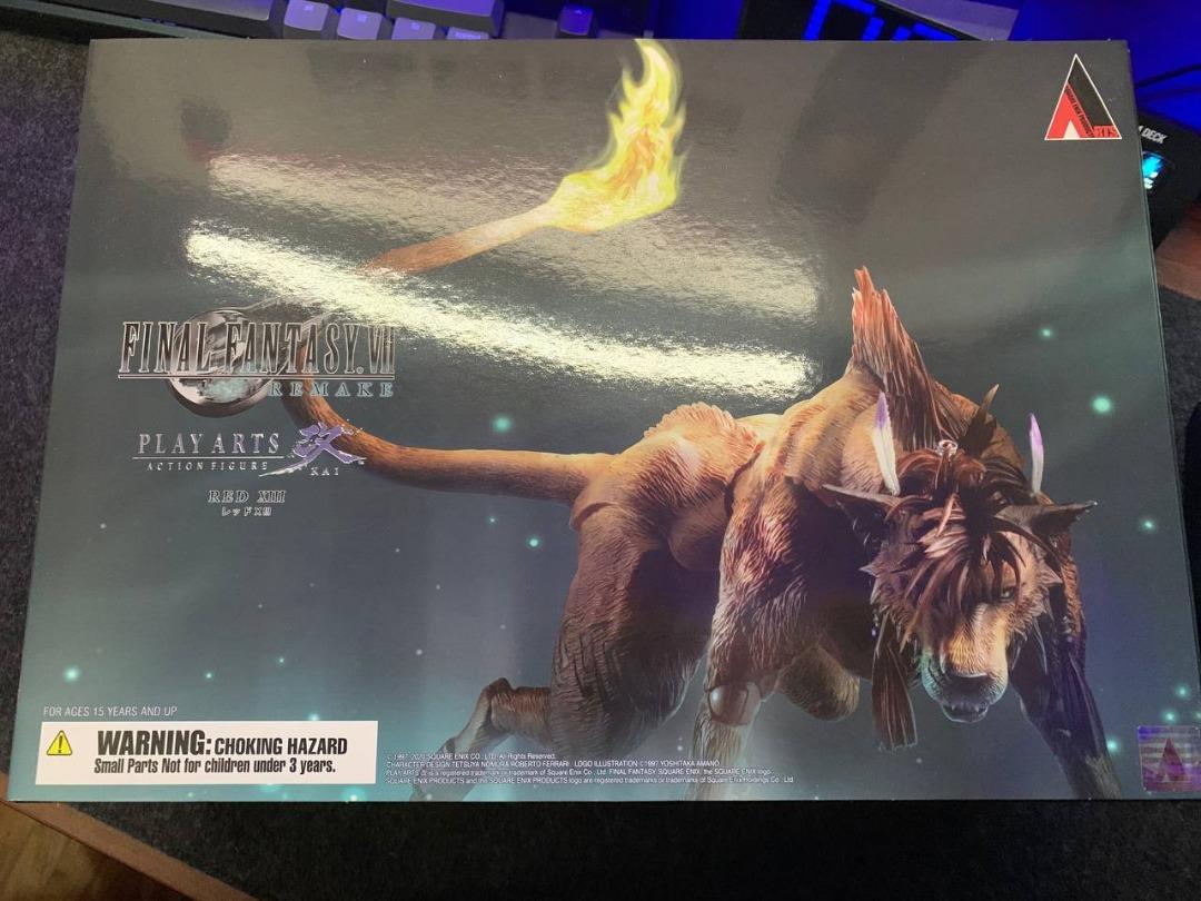 FF7R Play Arts Kai Set of 4 Cloud-v1, Tifa, RedXIII, Rufus, Hobbies & Toys, Toys & Games on ...