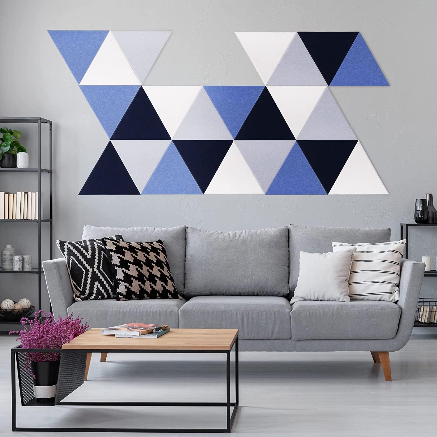 [FIBER] PHATWOLF 6 Pack Triangle Acoustic Panels for Soundproofing ...