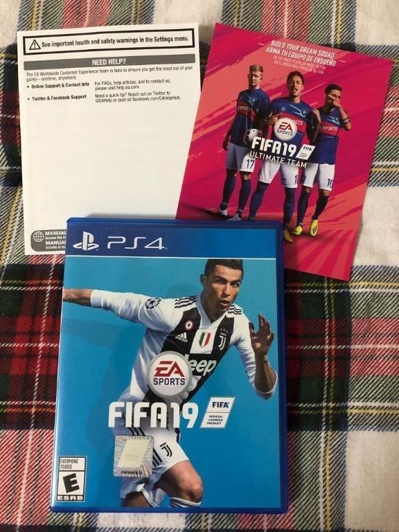 FIFA 19 PS4 Game EA Sports Playstation 4 PS 4 FIFA19 Cristiano Ronaldo ...