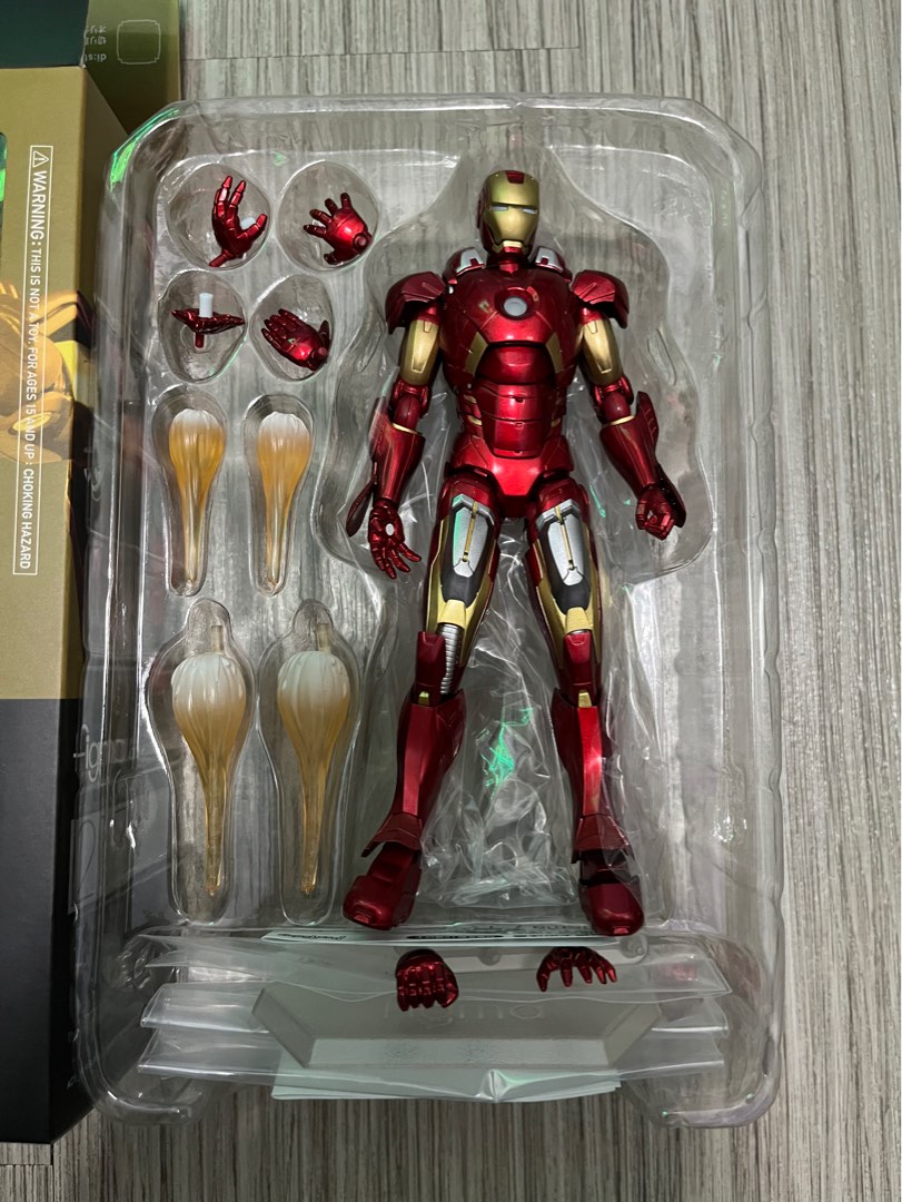 Figma 217 Iron Man Mark VII, 興趣及遊戲, 玩具 & 遊戲類 - Carousell