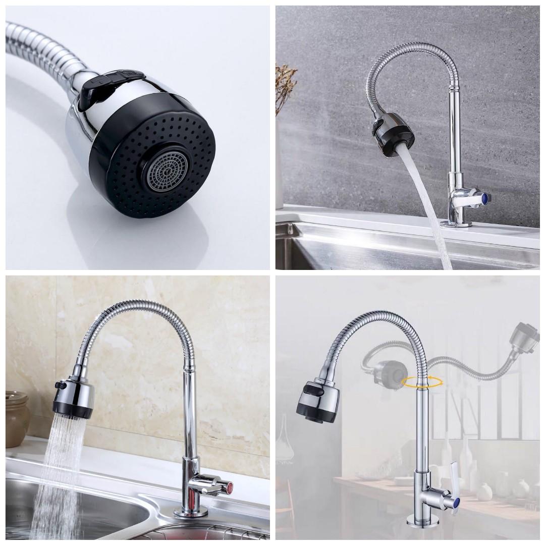Flexi Kitchen Faucet, Furniture & Home Living, Bathroom & Kitchen ...