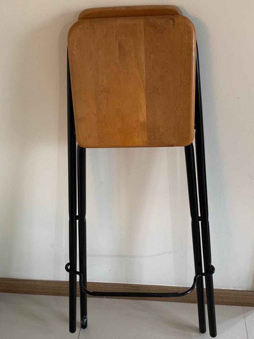 Foldable high stool for island table from Aust, Furniture & Home Living ...