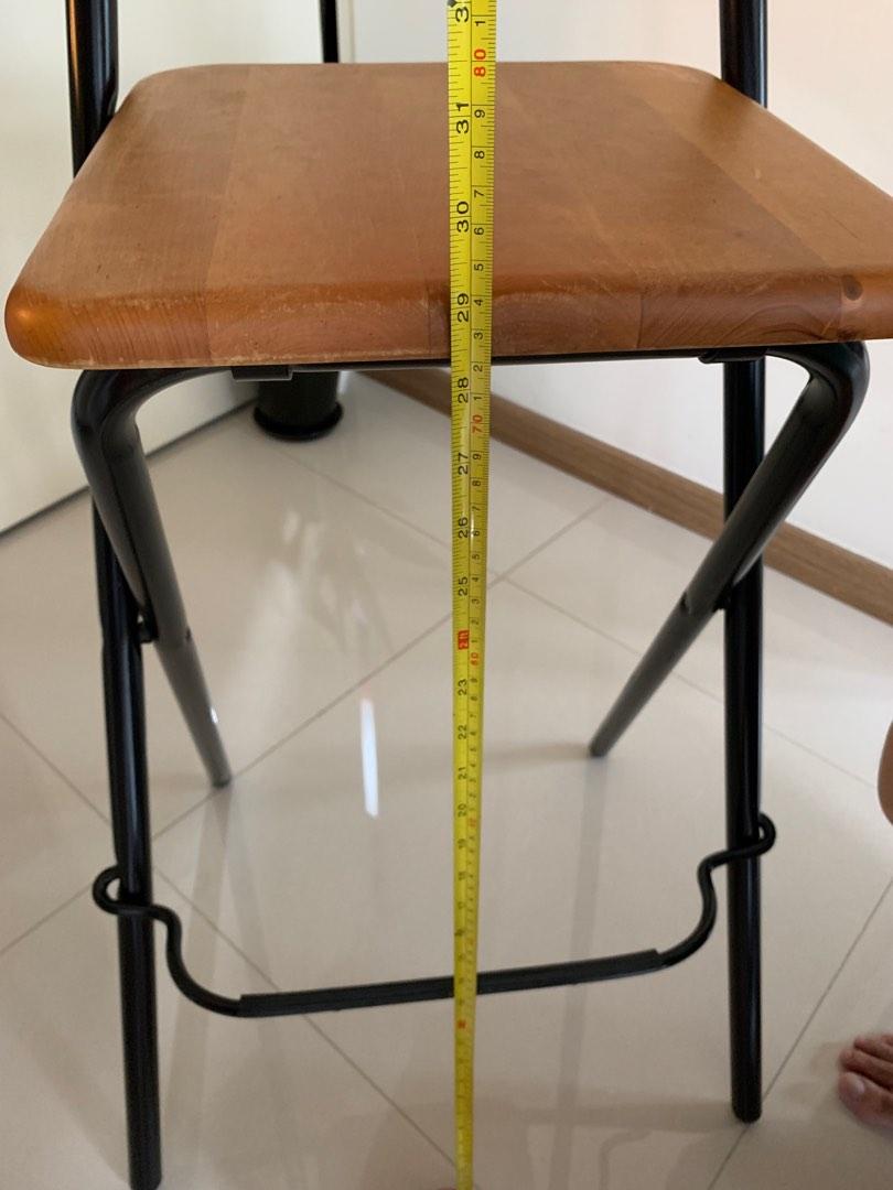 Foldable high stool for island table from Aust, Furniture & Home Living ...