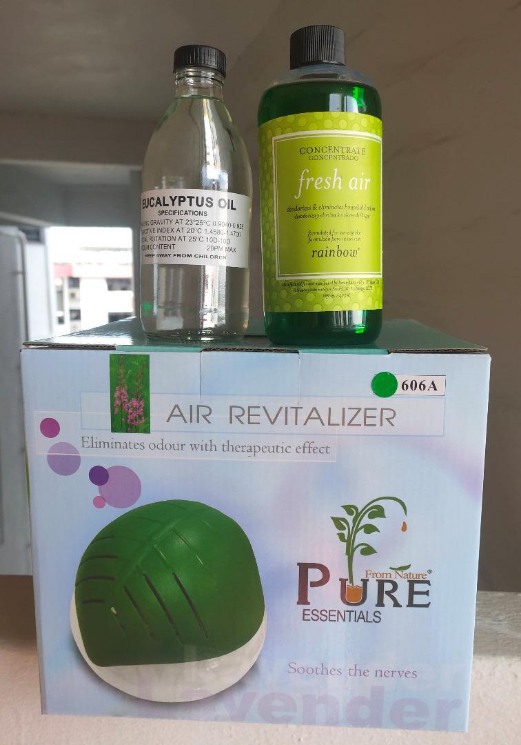 FREE 3 in 1 water Air cleaner with 300ML Eucalyptus oil + 473ml Fresh ...