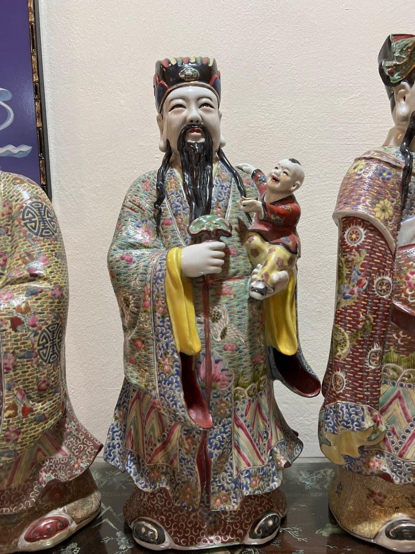 Fu Lu Shou (60cm height) Antique, Hobbies & Toys, Memorabilia ...
