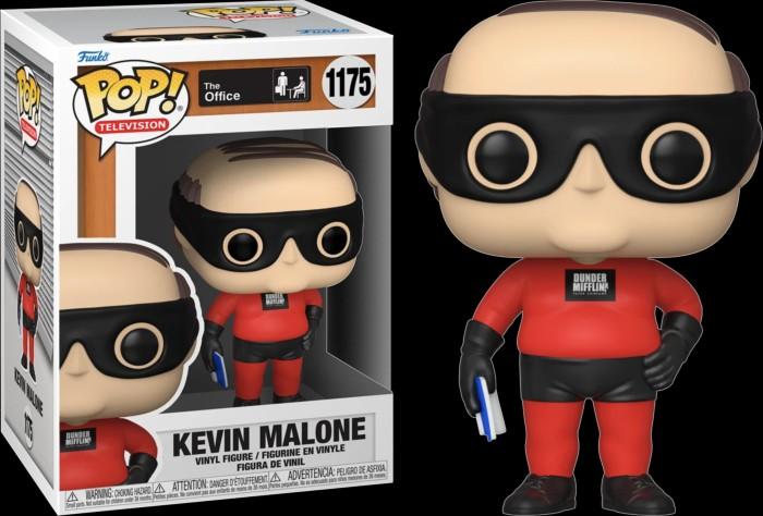 Funko Pop! The Office - Kevin Malone as Dunder Mifflin Superhero #1175, Hobbies & Toys, Toys ...