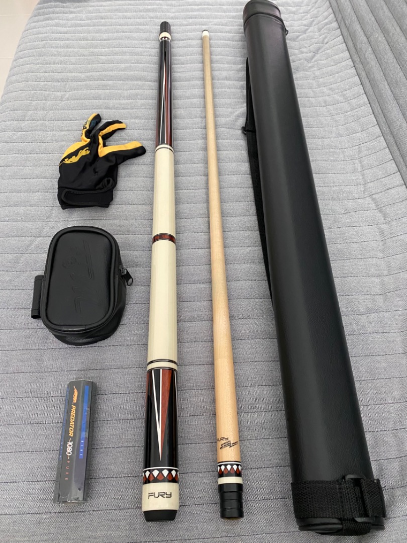 Fury Pool Cue Set, Sports Equipment, Sports & Games, Billiards ...