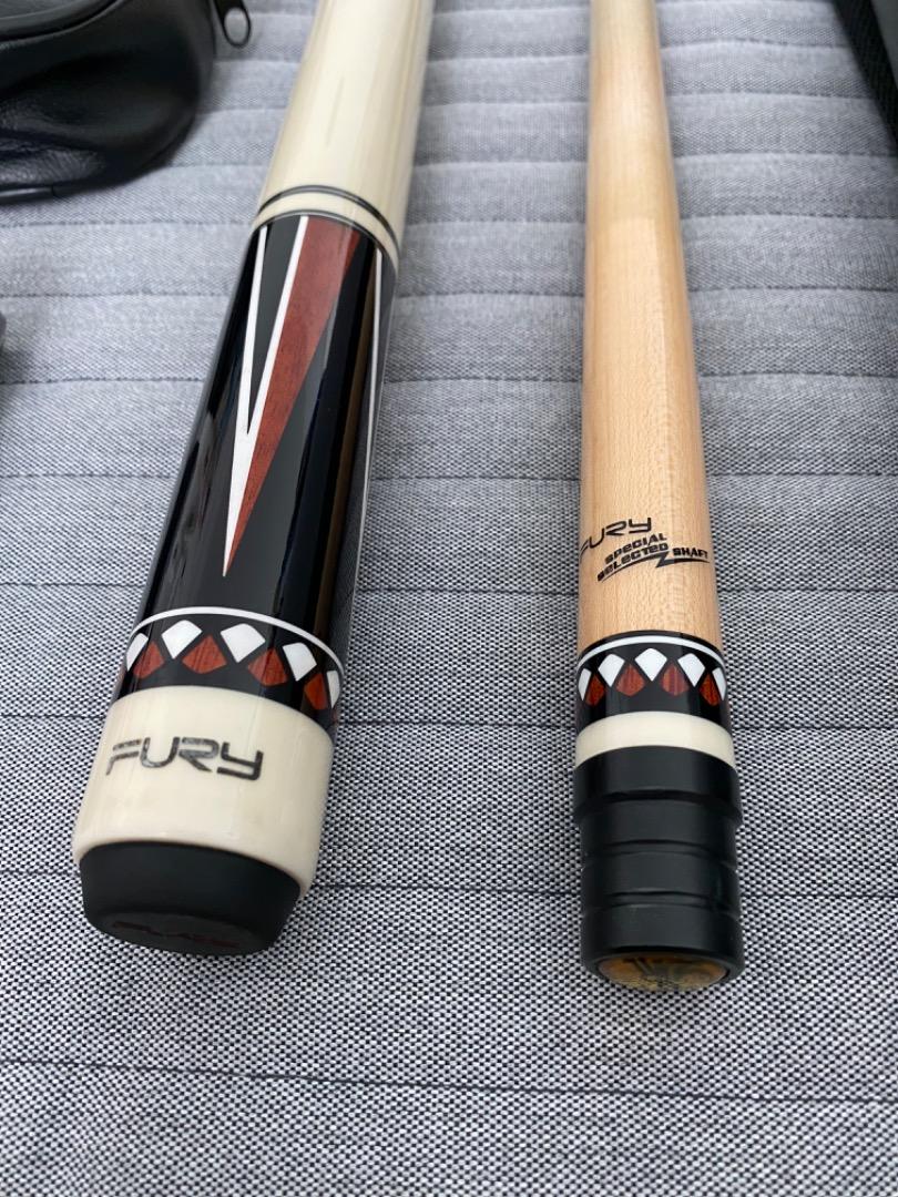 Fury Pool Cue Set, Sports Equipment, Sports & Games, Billiards ...