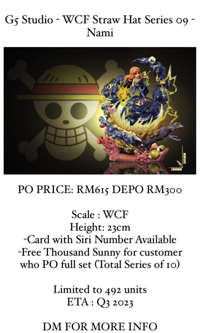 G5 Studio - WCF Straw Hat Series 09 - Nami, Hobbies & Toys, Toys ...