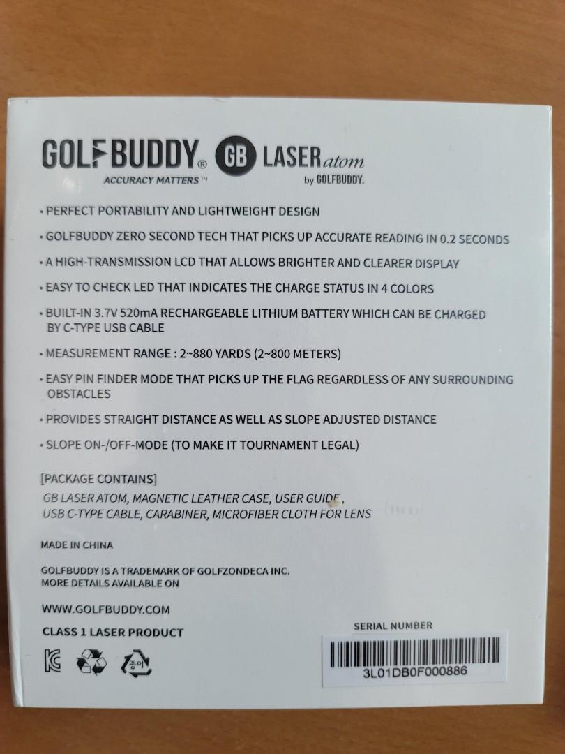 Golf Buddy Laser Atom, Sports Equipment, Other Sports Equipment and Supplies on Carousell