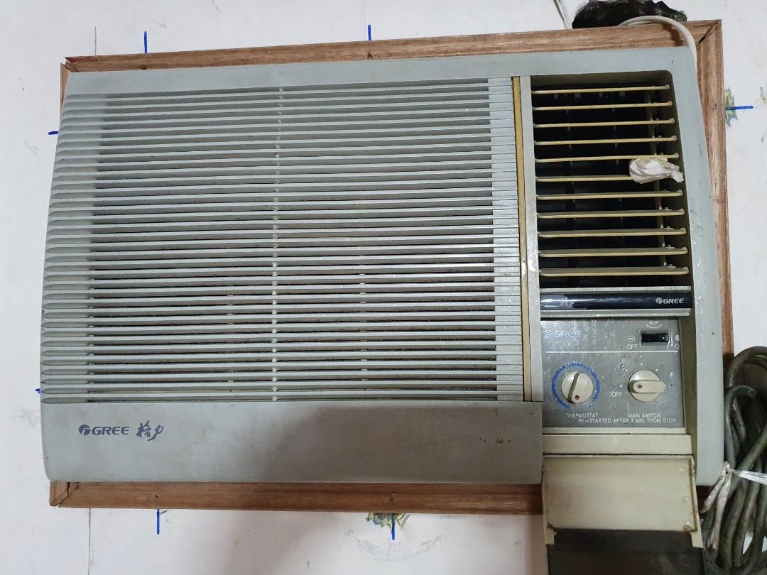 GREE window type AC, TV & Home Appliances, Air Conditioning and Heating ...