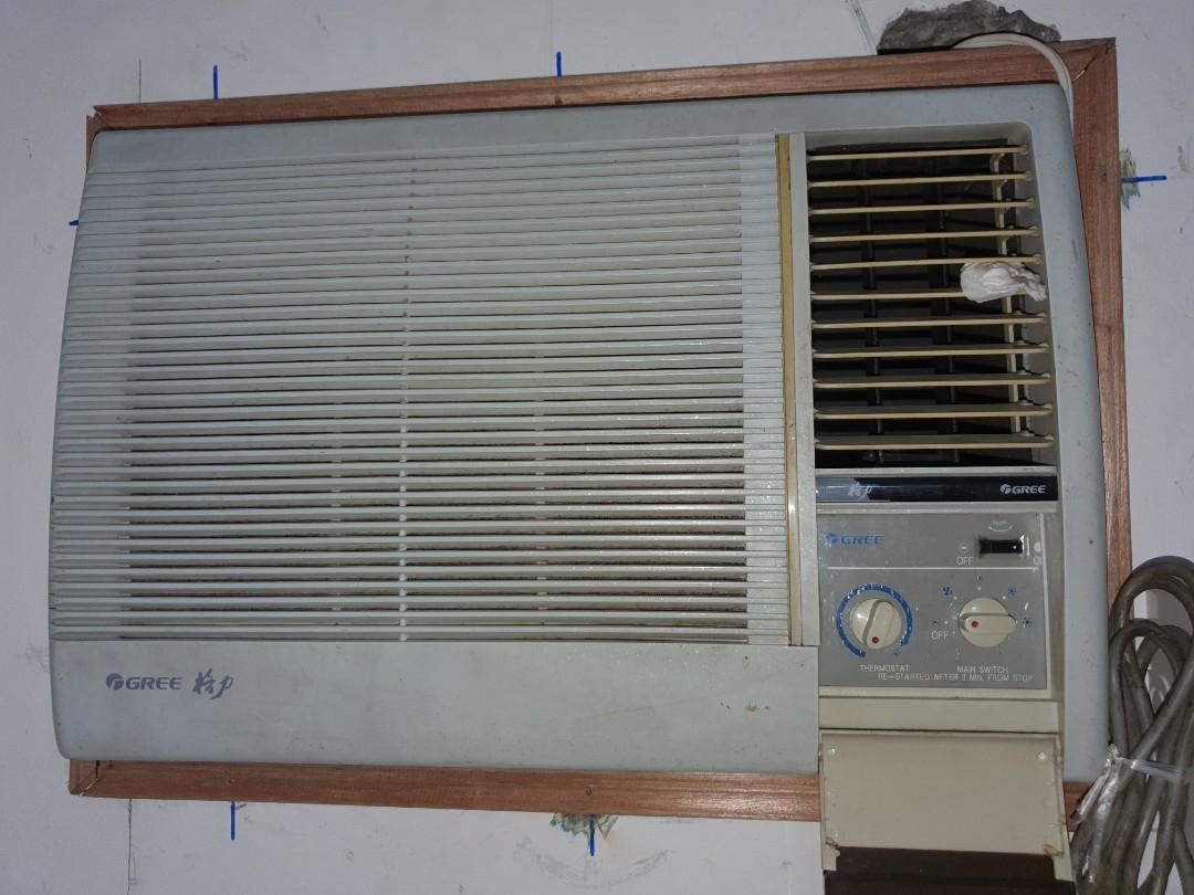 GREE window type AC, TV & Home Appliances, Air Conditioning and Heating ...