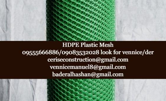 HDPE Plastic Mesh, Commercial & Industrial, Construction Tools ...