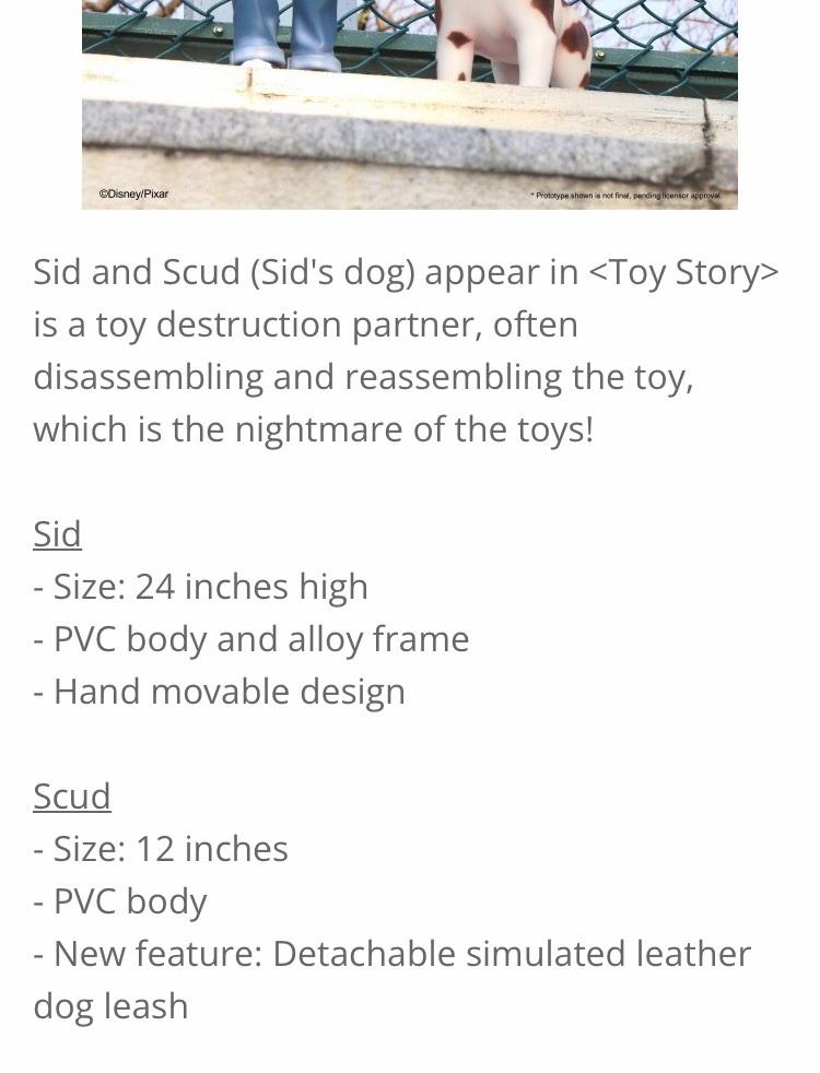 Herocross Toy Story Sid #008 Scud #018 BIG SIZE, Hobbies & Toys, Toys & Games on Carousell