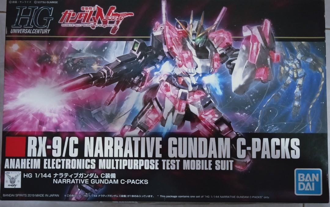 Hguc Narrative Gundam C-Packs RX-9/C, Hobbies & Toys, Toys & Games on ...