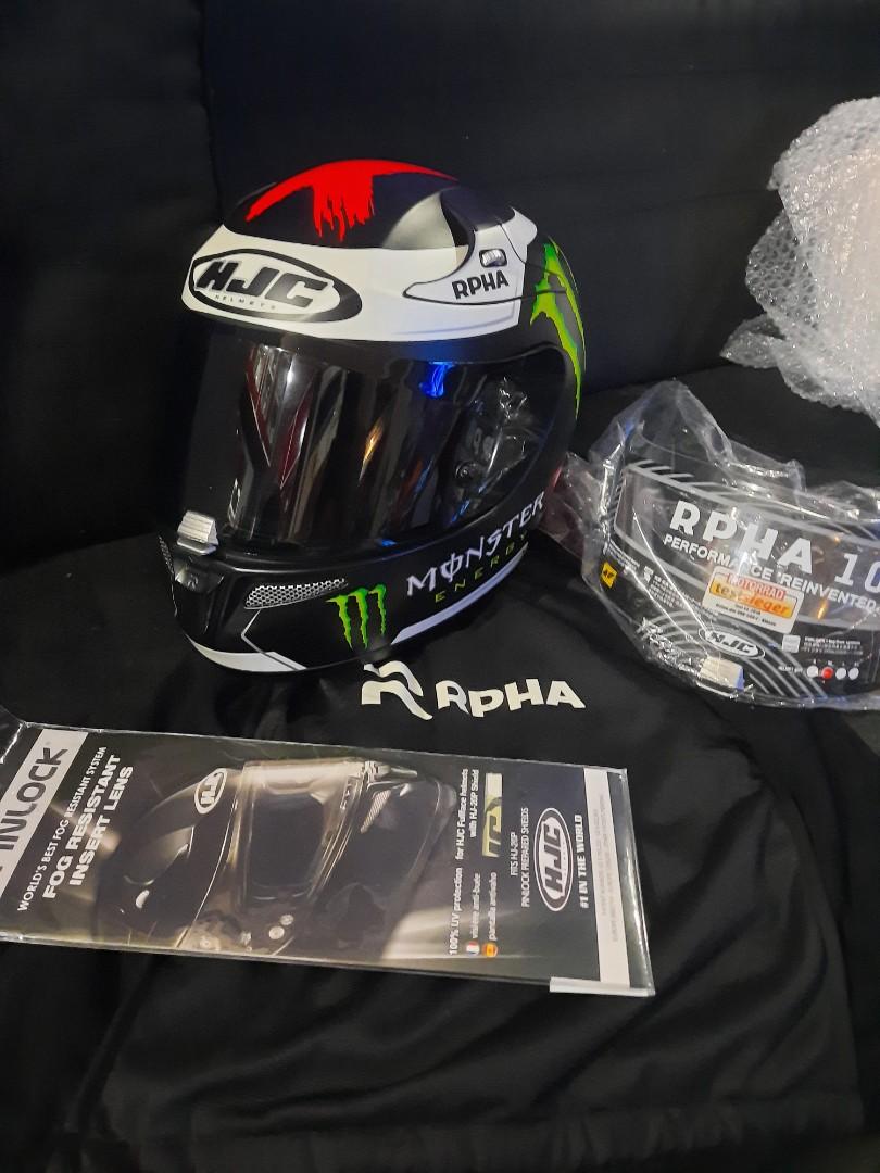 Hjc rpha 10 jorge lorenzo helmet, Hobbies & Toys, Toys & Games on Carousell