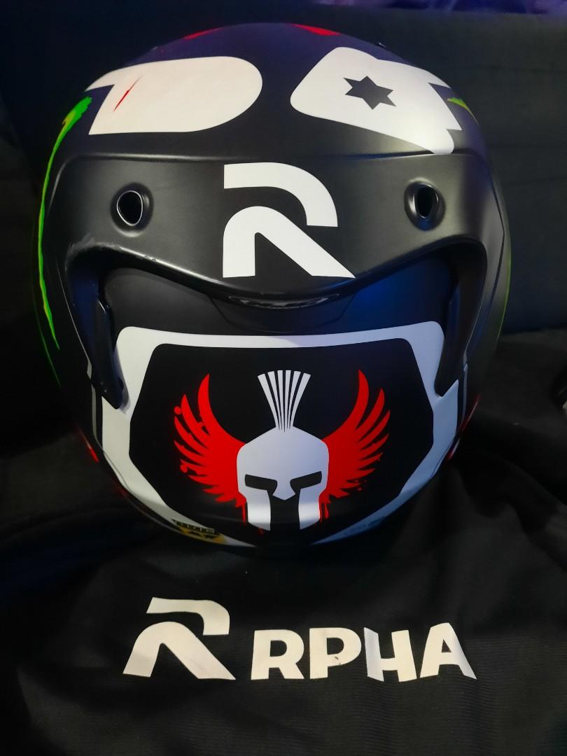 Hjc rpha 10 jorge lorenzo helmet, Hobbies & Toys, Toys & Games on Carousell