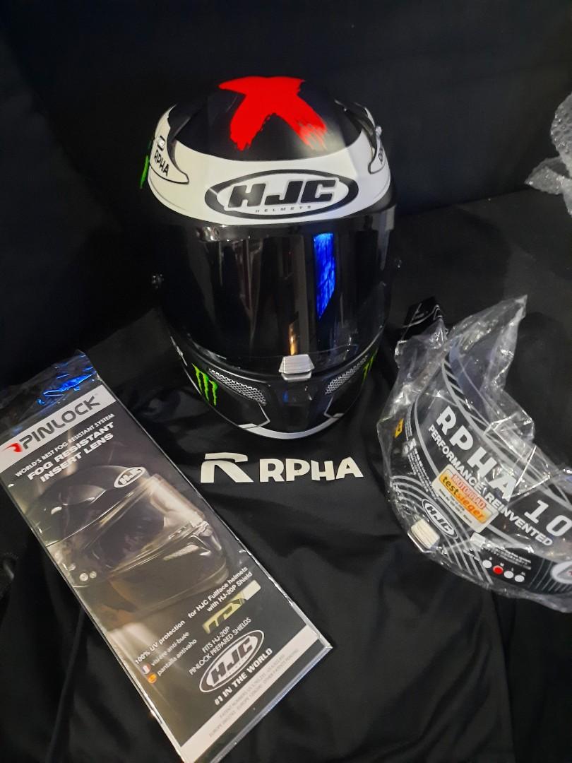 Hjc rpha 10 jorge lorenzo helmet, Hobbies & Toys, Toys & Games on Carousell