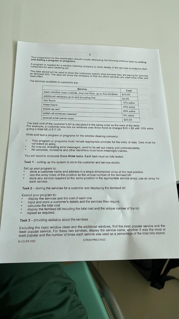 Igcse O Levels Computer Science Pre Release Materials Hobbies And Toys Books And Magazines