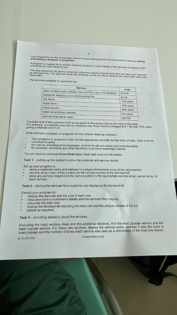 IGCSE O-Levels Computer Science Pre-Release Materials, Hobbies & Toys, Books & Magazines ...