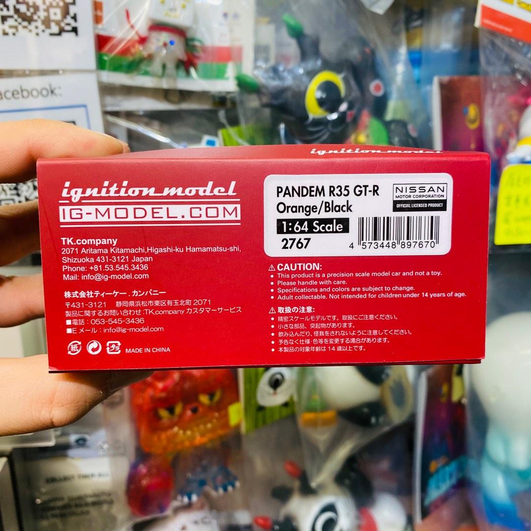 Ignition Model 1:64 Die-cast Model Car IG2767 Nissan Pandem R35 GT-R ...