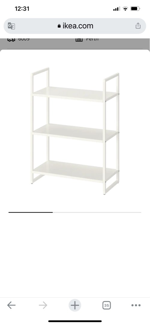 IKEA 3-tier shelf with additional top, Home & Furniture, Home Decor on ...