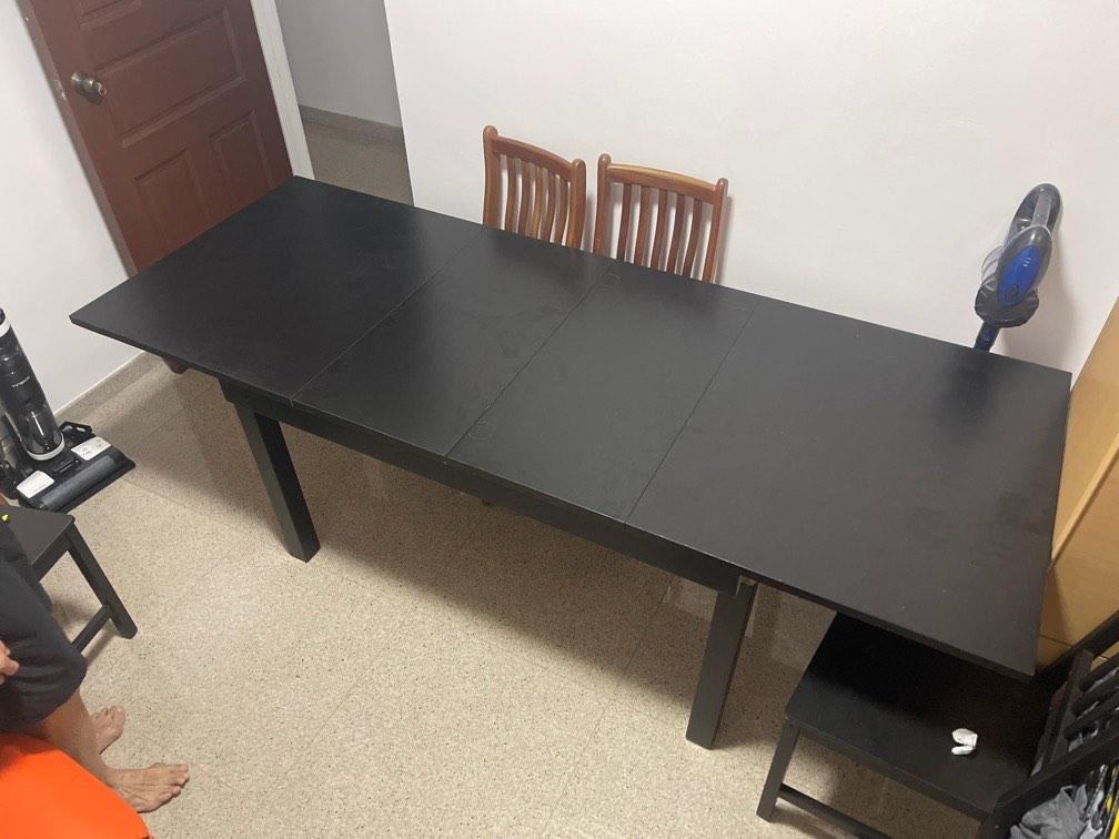 IKEA extendable table, Furniture & Home Living, Furniture, Tables ...
