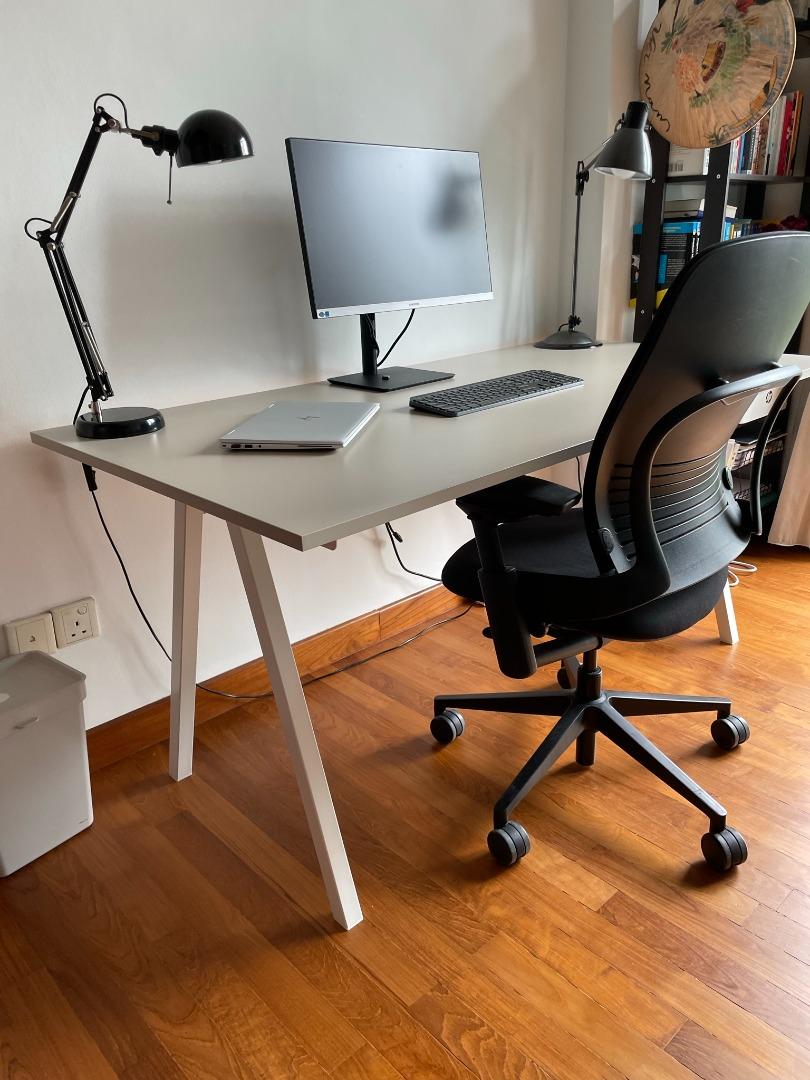 IKEA TROTTEN - Office Desk, Furniture & Home Living, Furniture, Tables ...