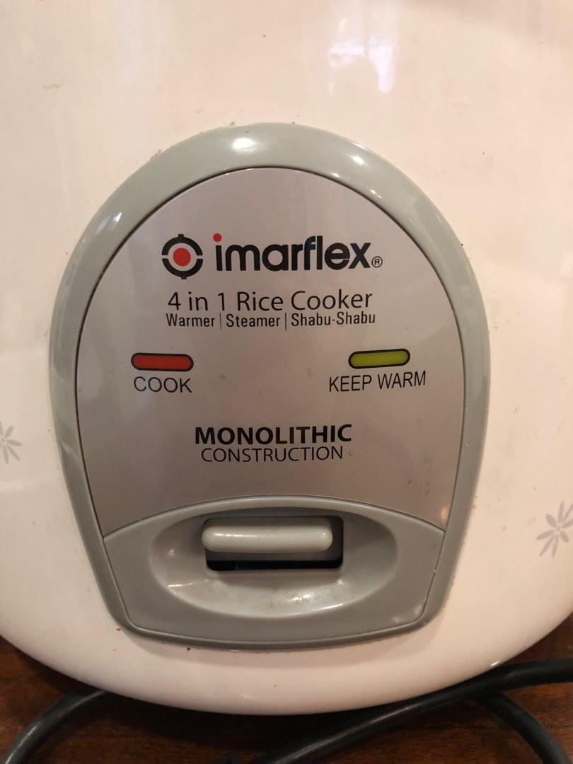 Imarflex Rice Cooker 4 in 1, TV & Home Appliances, Kitchen Appliances ...